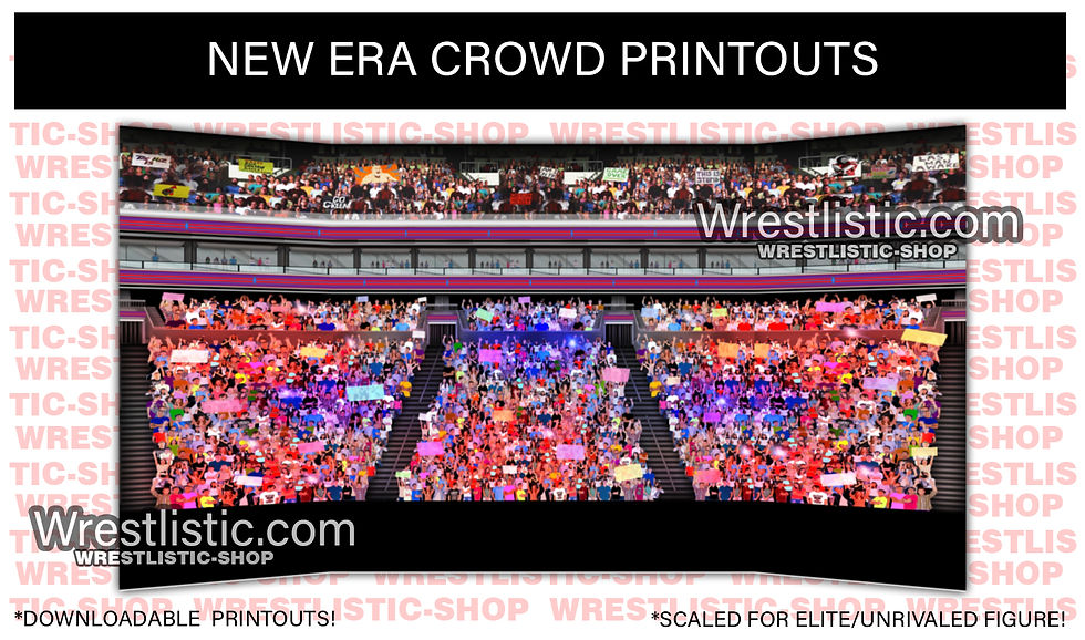 NEW ERA CROWD PRINTOUTS | Wrestlistic Shop