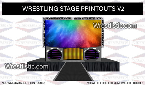 WRESTLING STAGE PRINTOUTS | Wrestlistic Shop