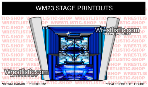 WM23 STAGE PRINTOUTS | Wrestlistic Shop
