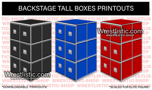 3in1 TALL BACKSTAGE BOXES | Wrestlistic Shop