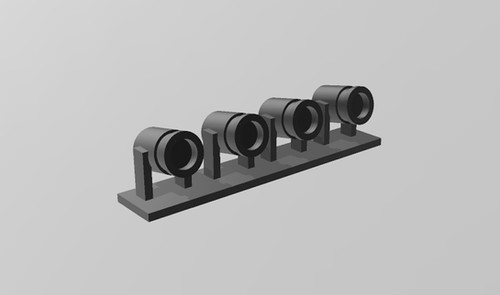 3D PRINTED STAGE LIGHTS(SET OF 5) | Wrestlistic Shop