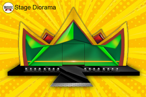Crown Stage Diorama | Wrestlistic Shop