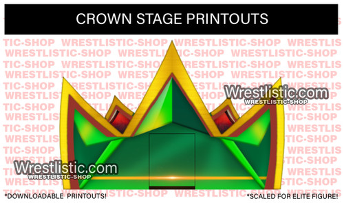 CROWN STAGE PRINTOUTS | Wrestlistic Shop