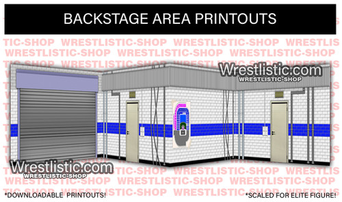 BACKSTAGE AREA PRINTOUTS | Wrestlistic Shop