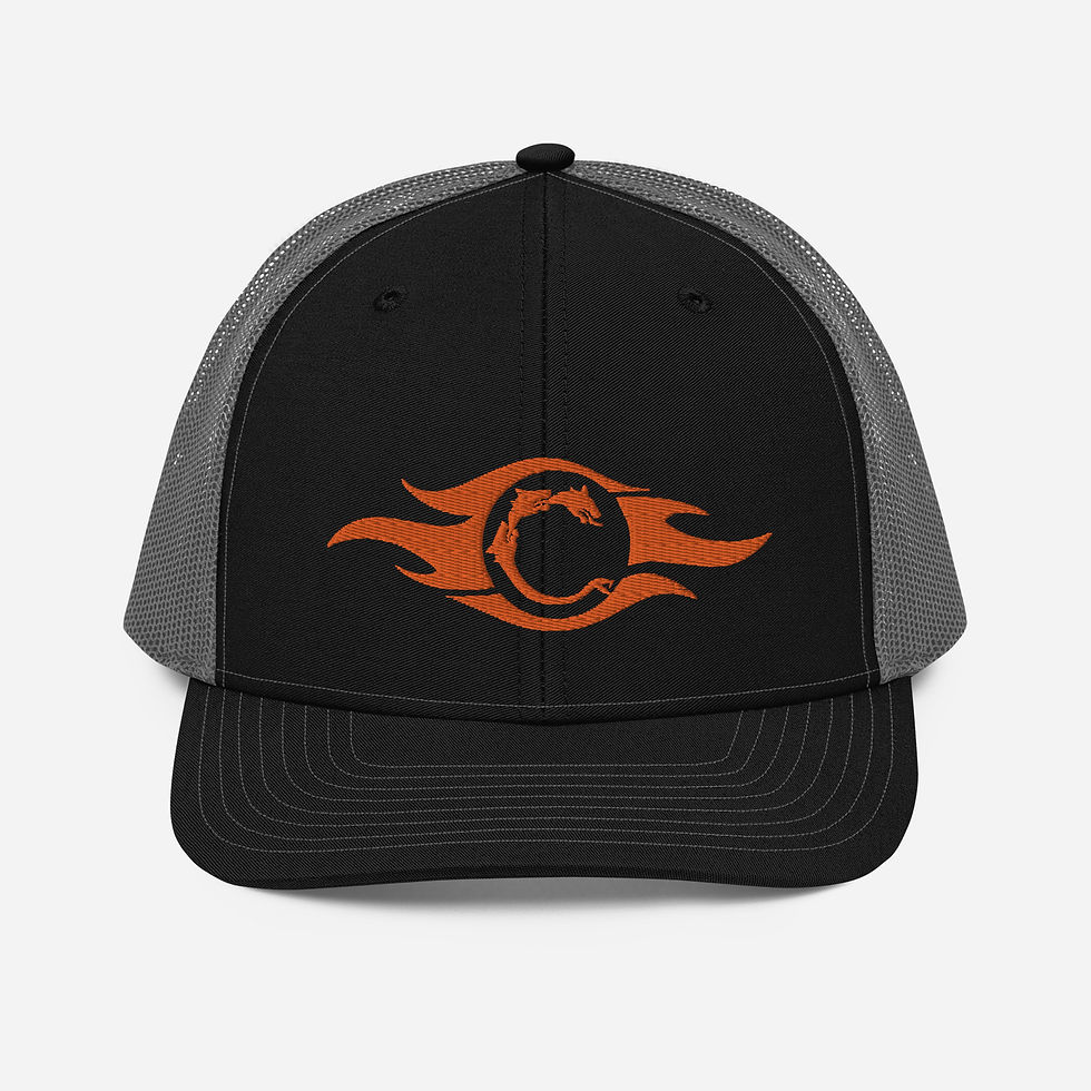 Cerberus Fire Logo Trucker Hat | CLG