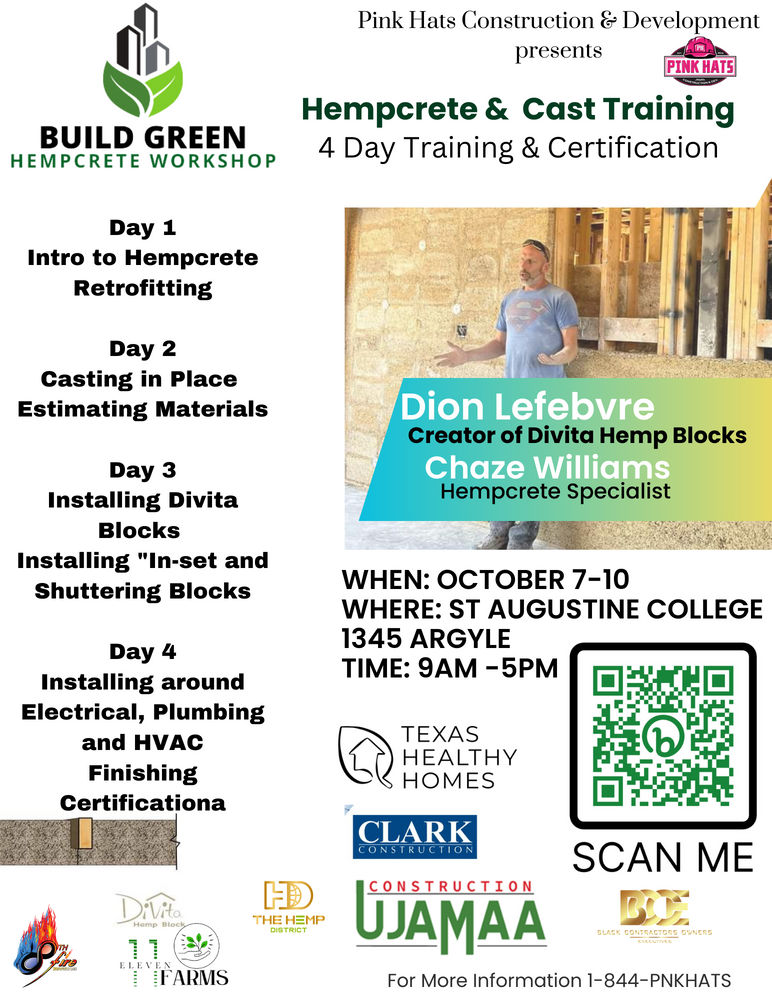 2023 Build Green Hempcrete Workshop in Chicago! | IllinoisHGA