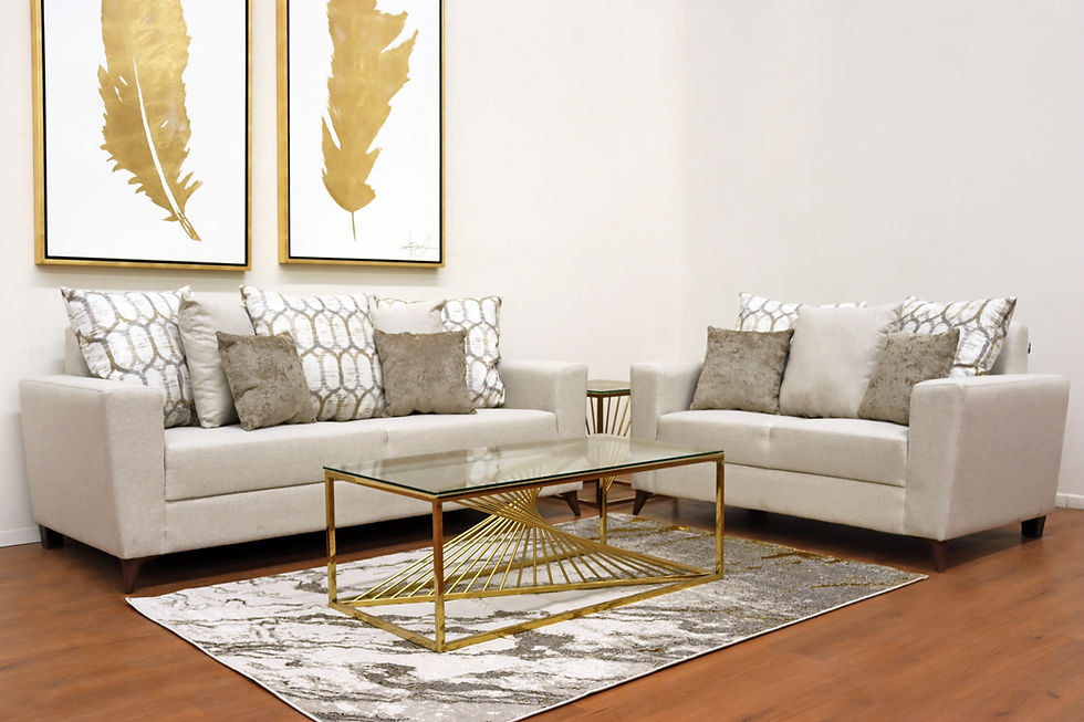 Sala 3-2 Sofá y Love seat Charlotte | Luna Muebles