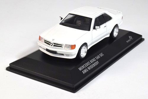 1/43 Mercedes 560SEC AMG Widebody White Solido S4310904 divsmodels.com