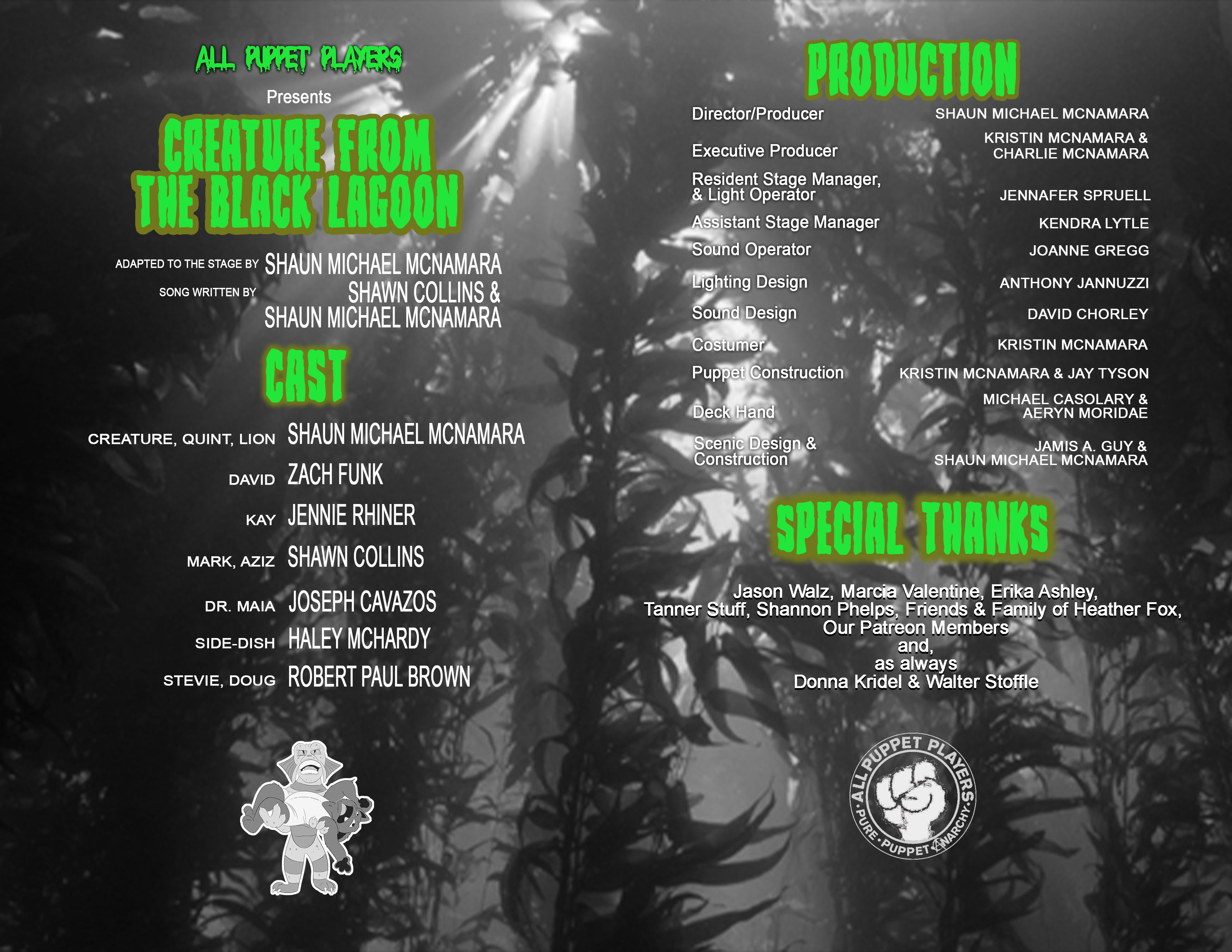 Creature From The Black Lagoon | All Puppet Players