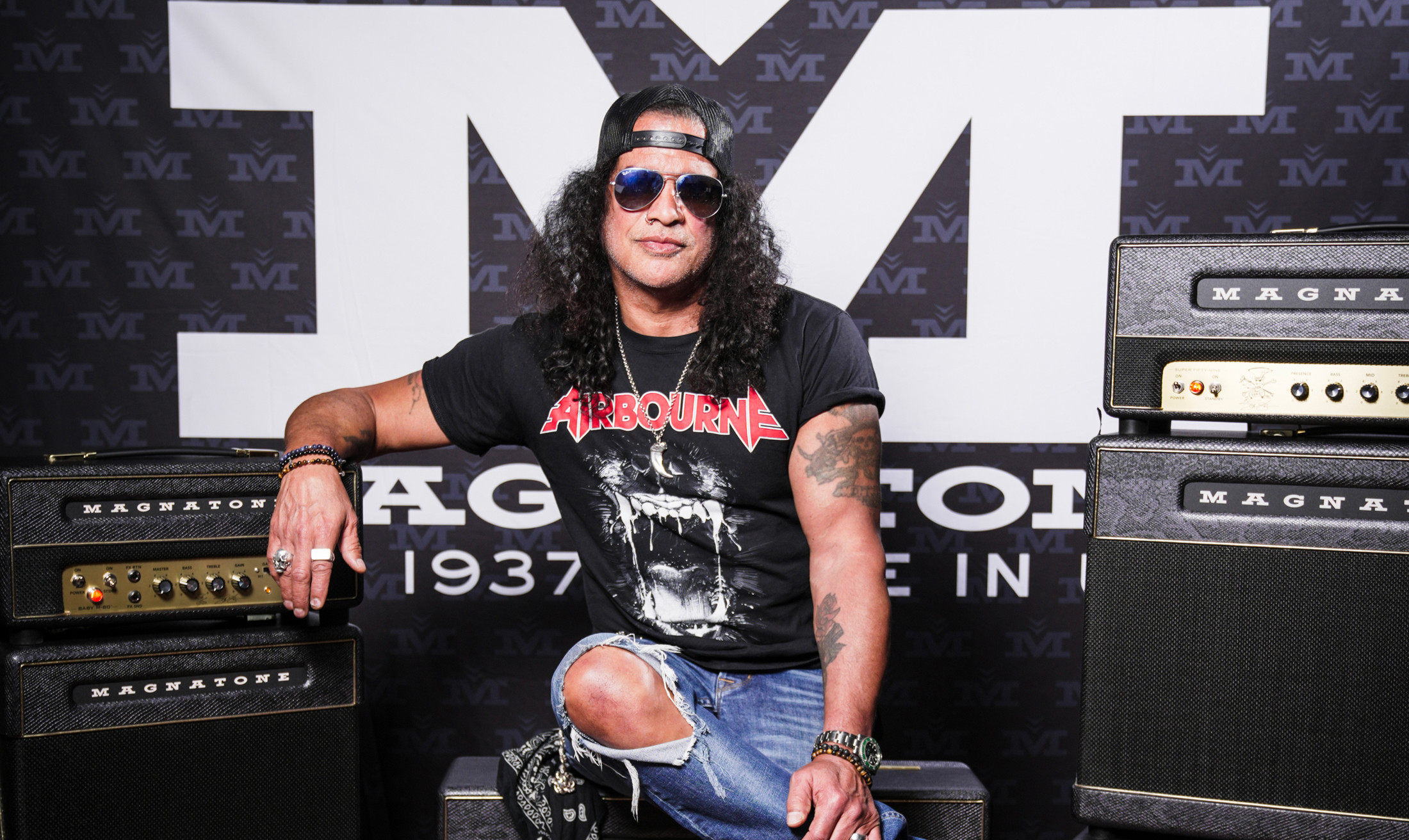 Slash Collection in Purple Python | Magnatone Amplifiers