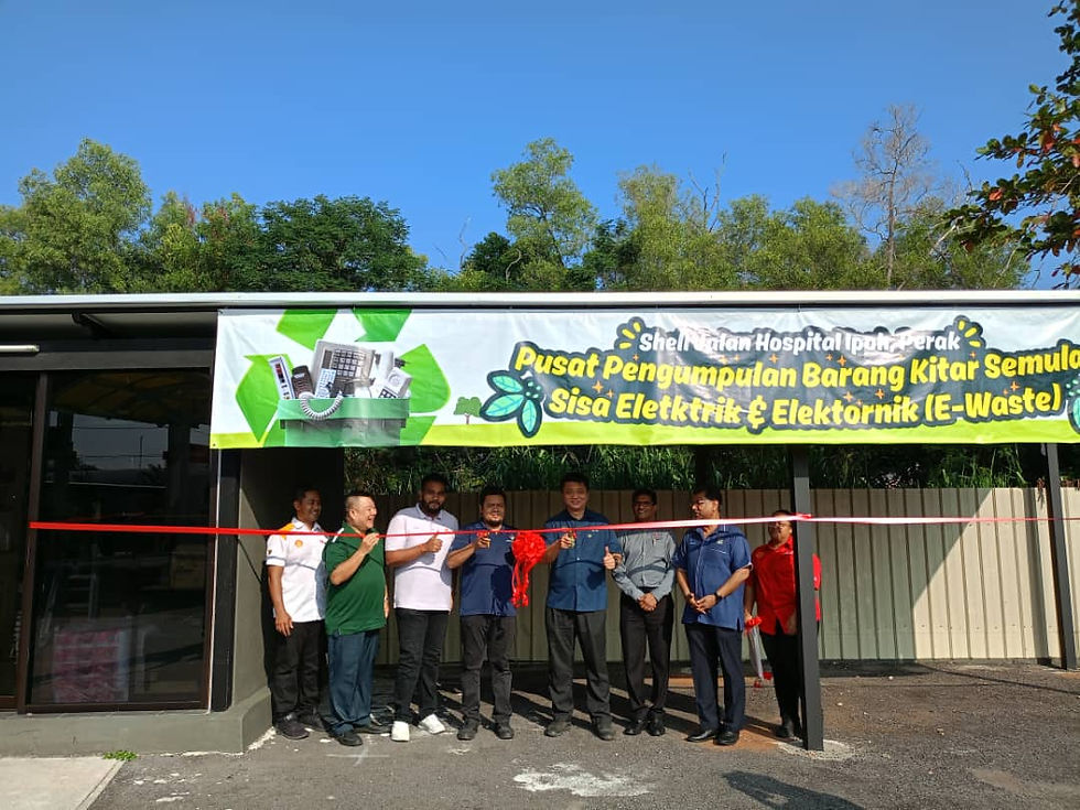 Lauching E-waste Collection Center at Shell, Jalan Hospital Ipoh