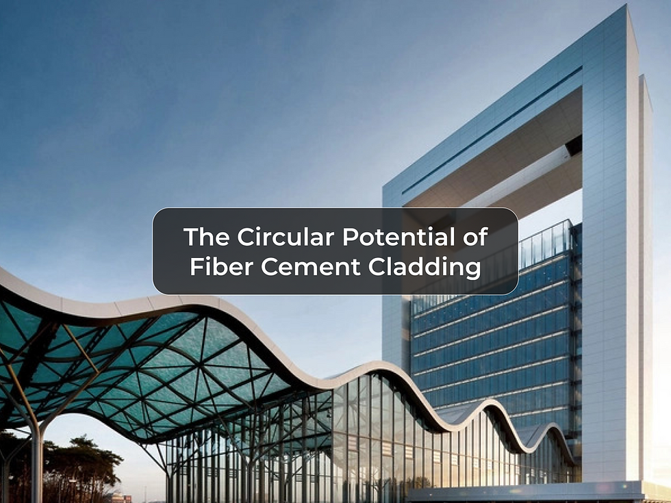 The Circular Potential of Fiber Cement Cladding | Studio ISA