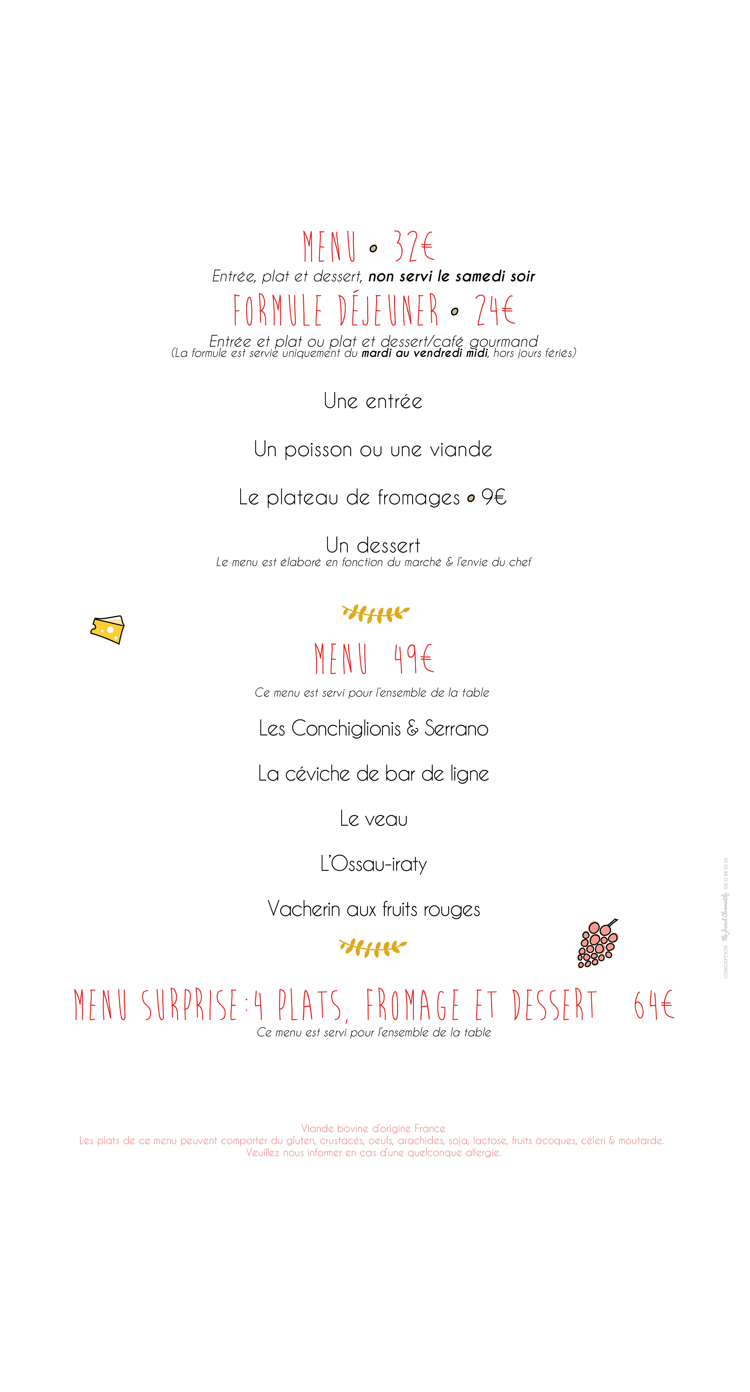 Les Menus