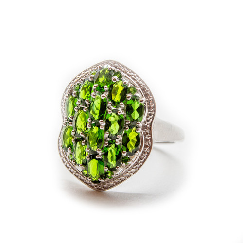 Russian Diopside Ring | The Wave Gods