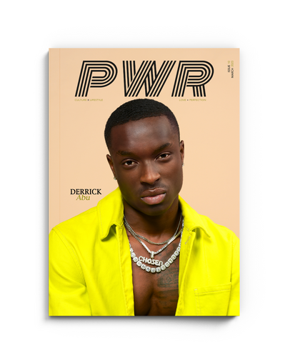 Issue 10 Cover: Derrick Abu | PWR Magazine