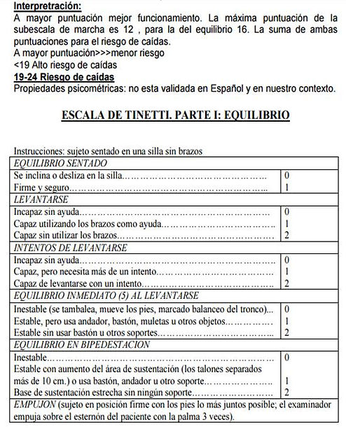 Escala Tinetti | caso-clinico