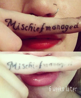 do finger tattoos bleed