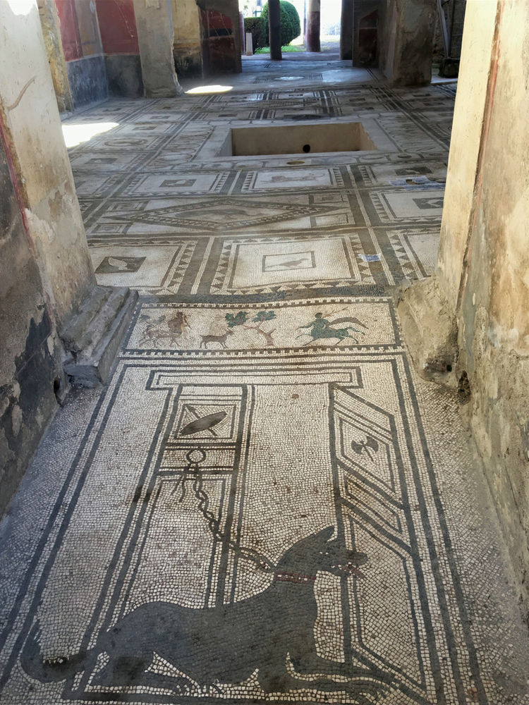 Pompeii mosaics: Beware of the Dog!