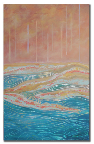 Subtle Energy Fields 30 x 48 | Shell Ray Art