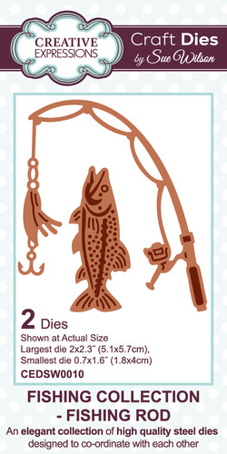 Fishing Rod – Craft Dies by Sue Wilson | Craftmania