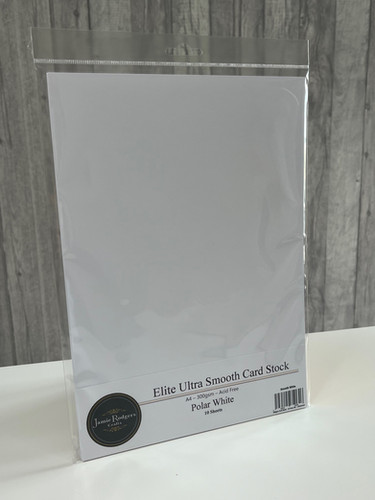 Polar White - Elite Ultra Smooth Card - 300gsm 10 Pack By Jamie Rodgers ...