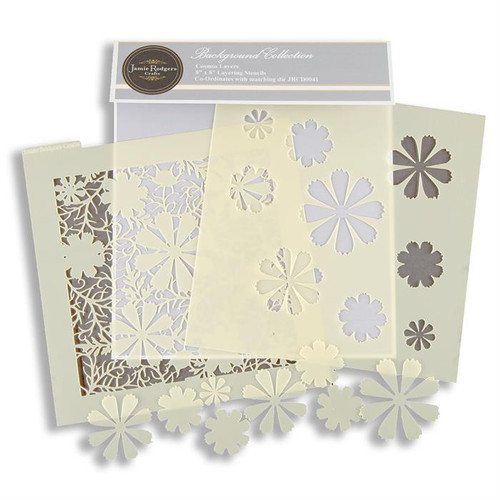 Cosmos Layers 8 x 8" Stencil - Background Collection By Jamie Rodgers ...