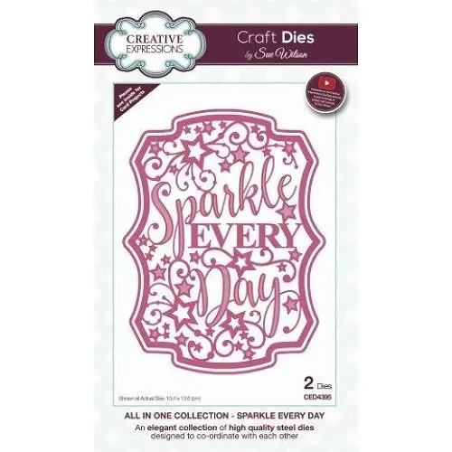 Sparkle Every Day - All in One Collection Die By Sue Wilson | Craftmania