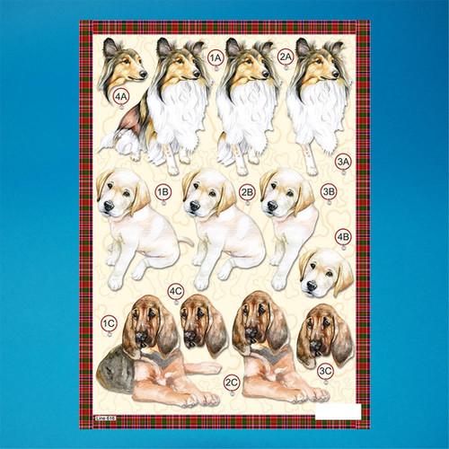 Diecut - A4 Sheet- Dogs | Craftmania