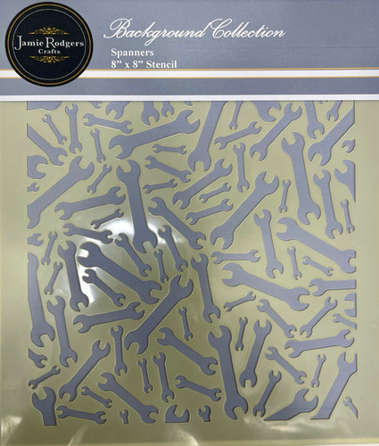 Spanners - 8 x 8" Craft Stencil By Jamie Rodgers Crafts | Craftmania