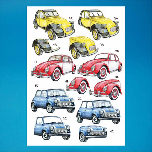 Classic Cars - Die Cut Decoupage By Craft UK | Craftmania