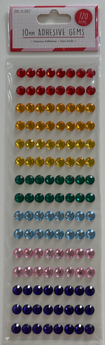 Rainbow - 10mm Adhesive Gems - Pack Of 120pc By Love To Craft™ | Jamie ...