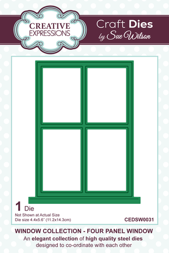 Four Panel Window Craft Die By Sue Wilson - Creative Expressions ...