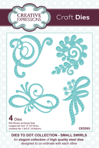 Small Swirls Craft Die Set - Dies To Dot Collection By Creative ...