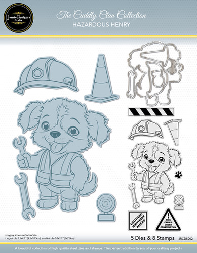 Hazardous Henry - Dog Stamp & Craft Die Set By Jamie Rodgers Crafts ...