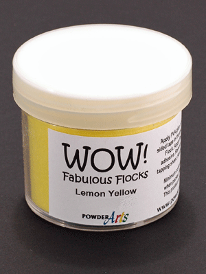 Lemon Yellow Flock By Wow | Craftmania