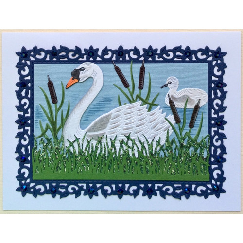 Swan & Cygnet - Craft Die By Sweet Dixie | Craftmania