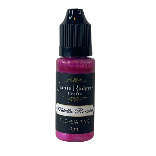 Fuchsia Pink - Metallic Re-inker 20ml By Jamie Rodgers Crafts | Jamie ...