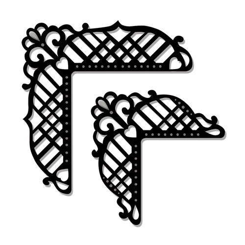 Lattice Corner - Craft Die By Sweet Dixie | Craftmania