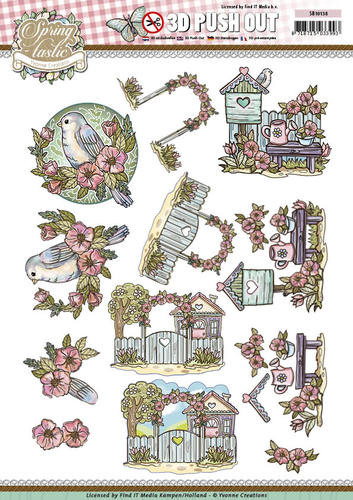 Spring-tastic mk 2 - 3D Push Out Decoupage by Yvonne Creations | Craftmania