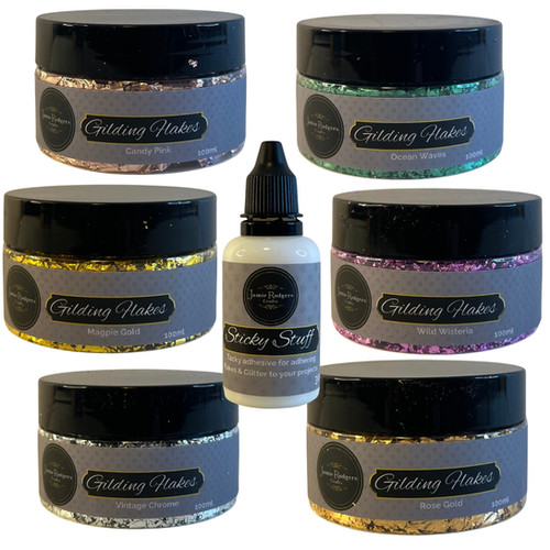 Bundle Pack - Gilding Flakes & Sticky Stuff by Jamie Rodgers Crafts ...