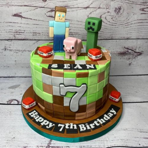 Minecraft Cake | Sweet Bakery Dublin