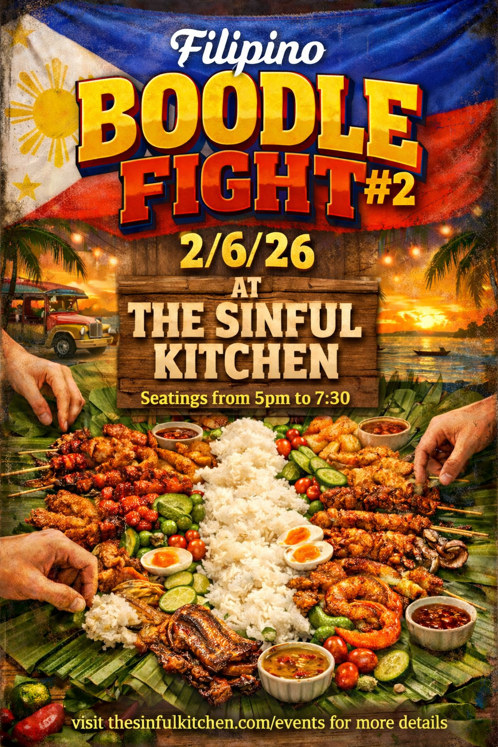 Filipino Boodle Fight #2! | thesinfulkitchen
