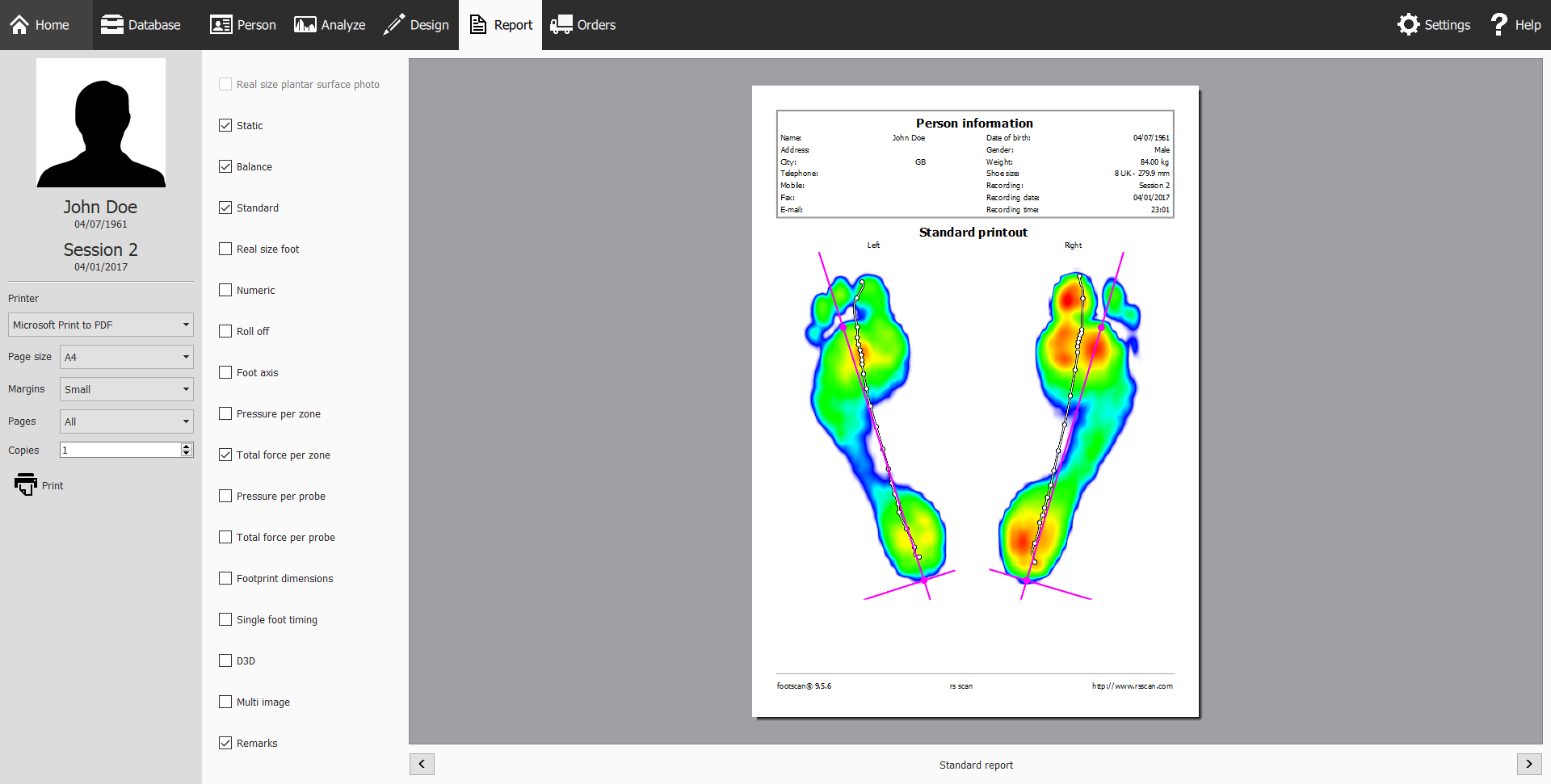 Footscan | Gait and Motion Technology