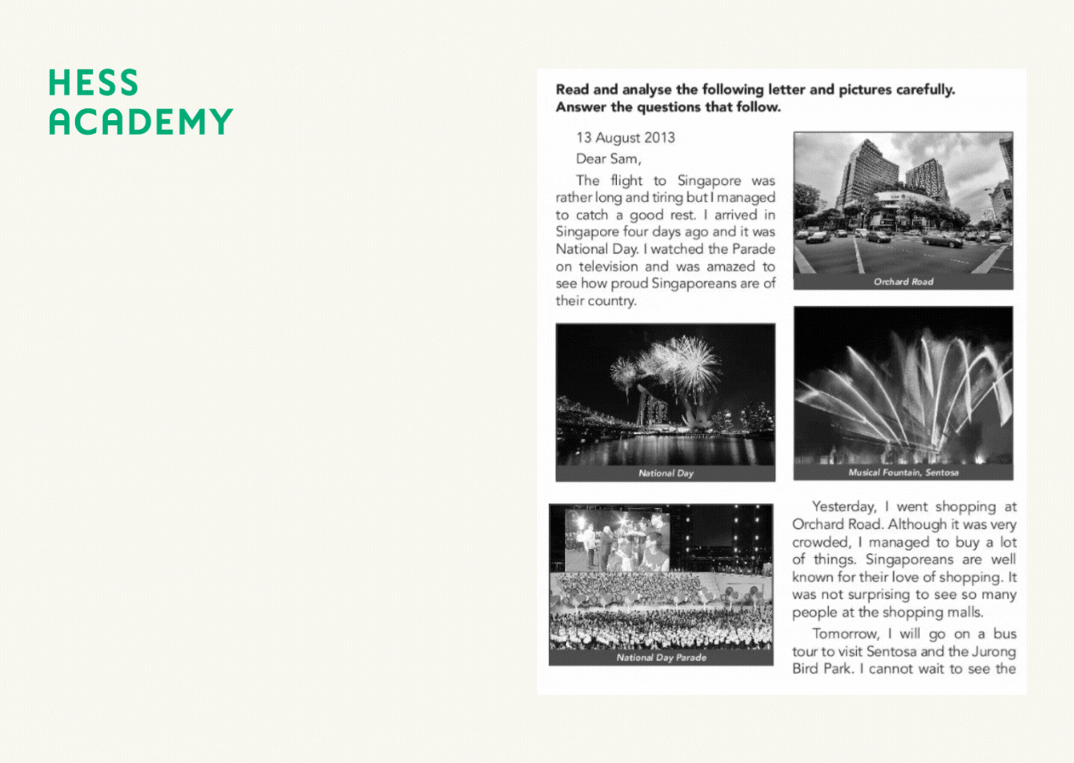 PSLE English Visual Text Comprehension: 2 Golden Questions to Ask Every ...