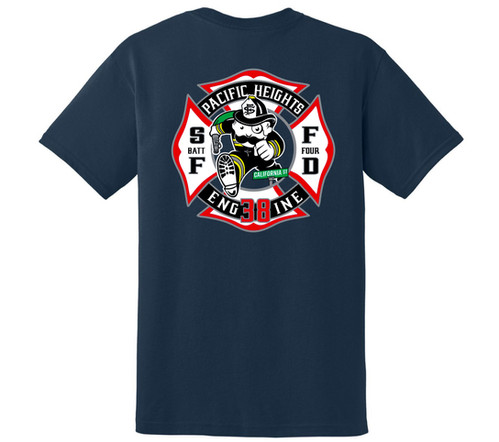 SFFD St. 38 Navy T-Shirt | Bay Area Fire Store