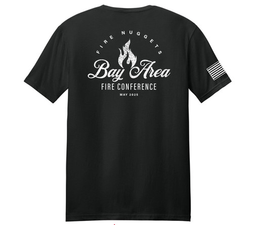 Bay Area Fire Conference Black T-Shirt | Bay Area Fire Store