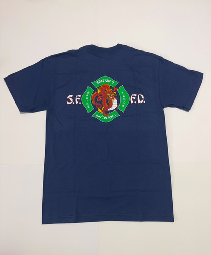 SFFD St. 2 Navy T-Shirt | Bay Area Fire Store