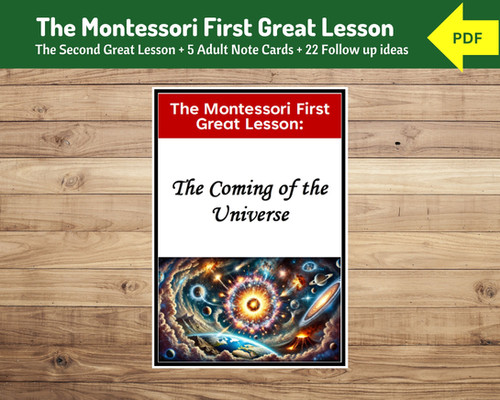 Montessori First Great Lesson: The Coming of the Universe + 22 ...