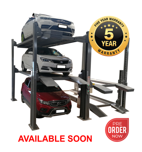 Triple Car Lift | Motorex Hoist NZ Ltd