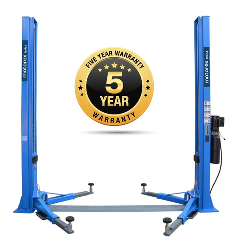 2 POST - BASE PLATE HOIST ( 4.5 Ton ) | Motorex Hoist NZ Ltd